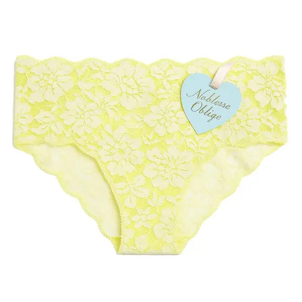 NOBLESSE OBLIGE Lime Zest Flock Panty - Yellow