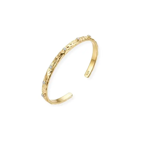 MARTINA ROZENBERG SMIRA JEWELRY Roca Bangle Bracelet - Gold