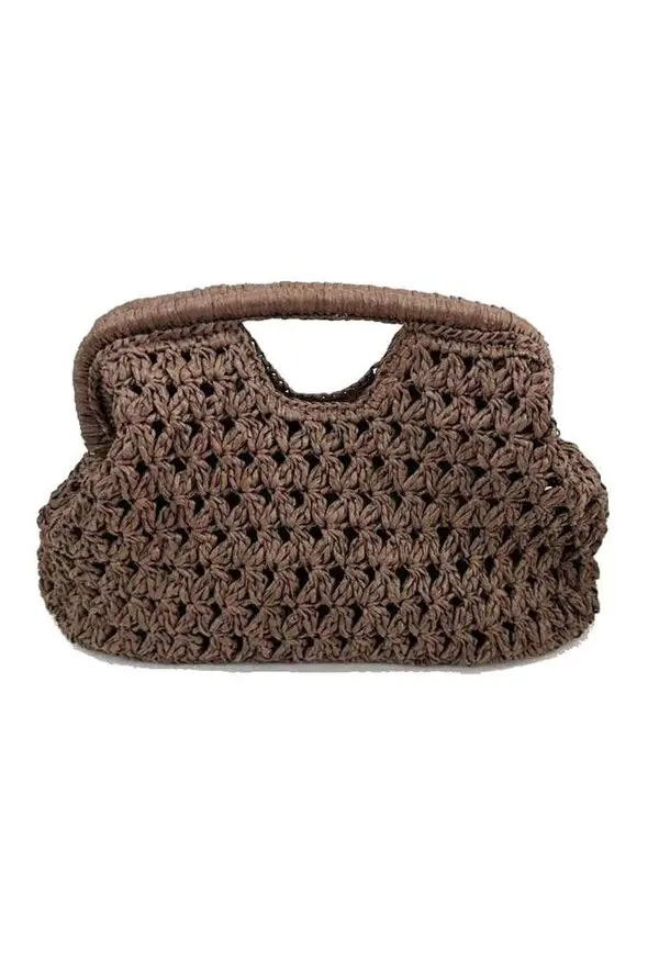 NOOKI DESIGN Neutrals Charleston Framed Grab Bag-natural - Yellow