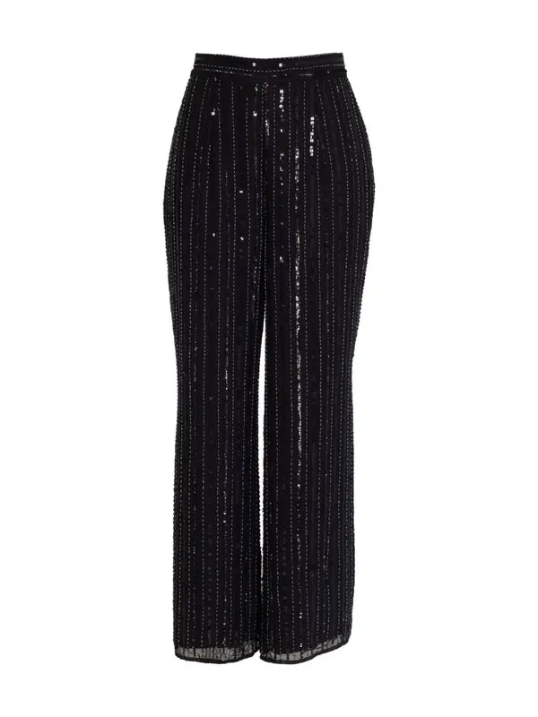 ROSE & NANCY Aurora Sequin Trouser - Blue