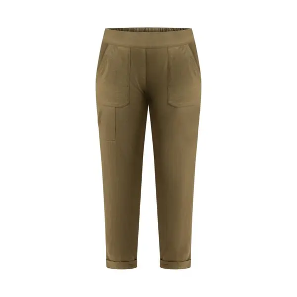 KNOWN SUPPLY Mid Rise Slim Pants Nolan Army - Green