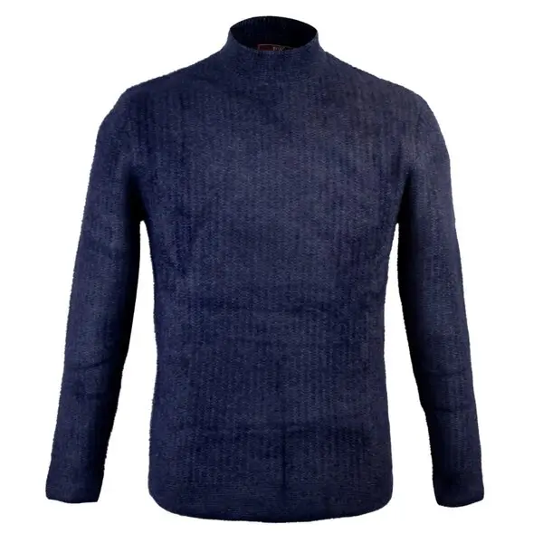 DAVID WEJ Oscar High Neck Jumper - Blue