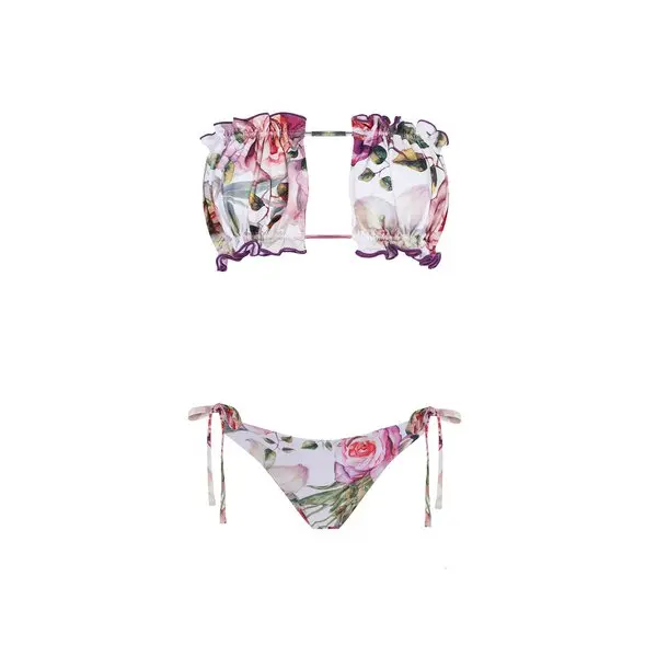 NUR KARAATA Sun Bianca Bikini - White