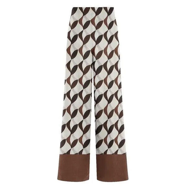 ALOHA FROM DEER Neutrals Ie Abstract Long Loose Pants