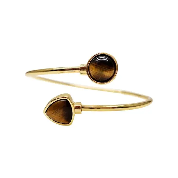 FARRA Tiger-eye Stone Bangle