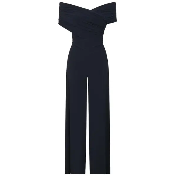CELESTINE & MAE Muscari Jumpsuit In Navy - Blue