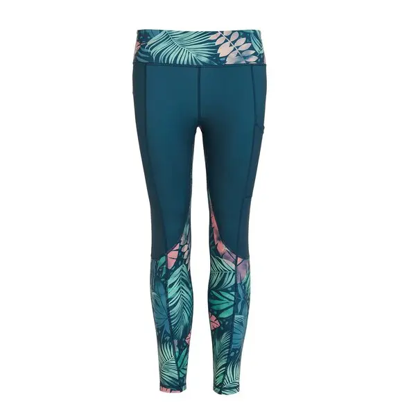 PERKY PEACH Tropical Leggings - Green
