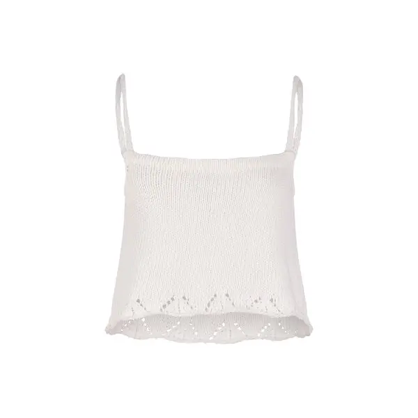 GUNDA HAFNER LTD Neutrals Knit Cami Top
