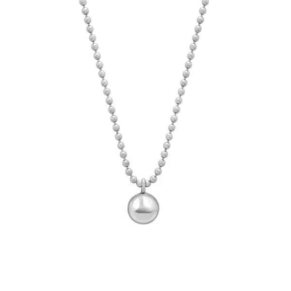 TORY LONG The Orb Necklace - Silver