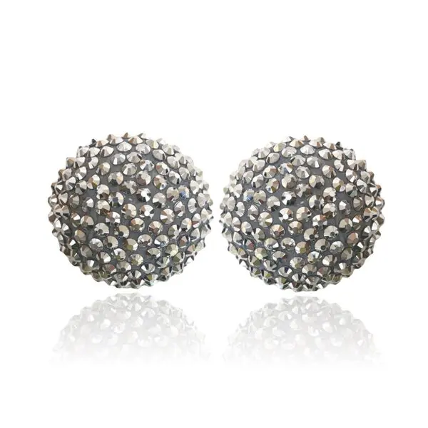 PINAR OZEVLAT Disco Pebble Earrings - Silver