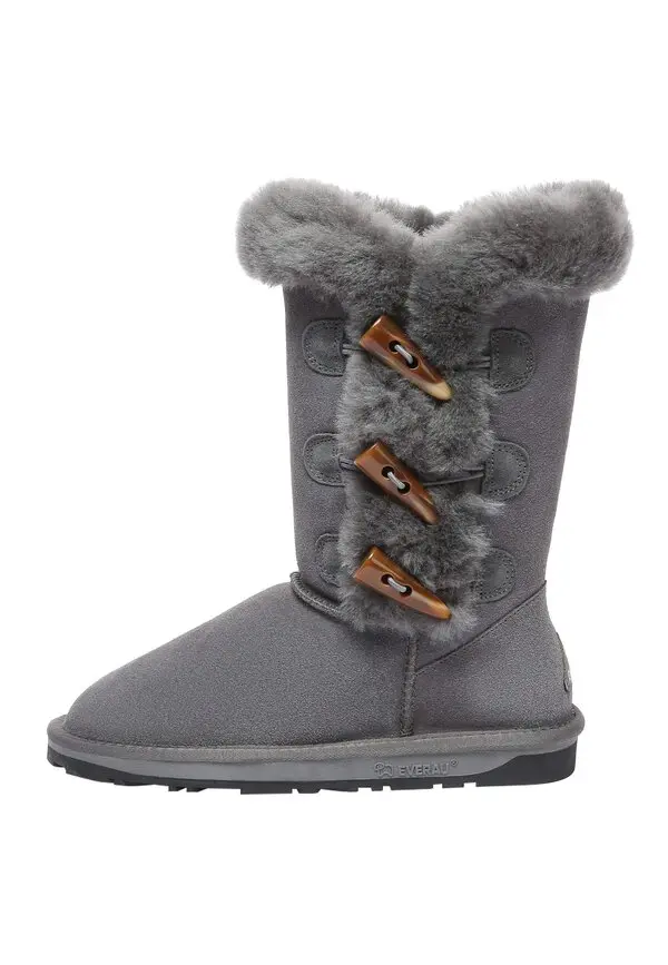 EVERAU AUSTRALIA Ashy Tall Boots - Grey