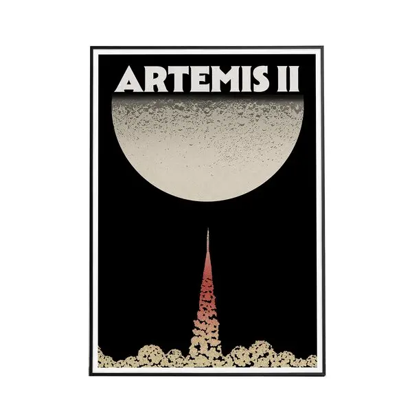 ABI OVERLAND JERSEY Black / Neutrals / Red Artemis Ii Art Print L - Black/red