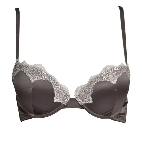 TALLULAH LOVE Neutrals Opulent Lace Bra In Caramel/mocha - Brown