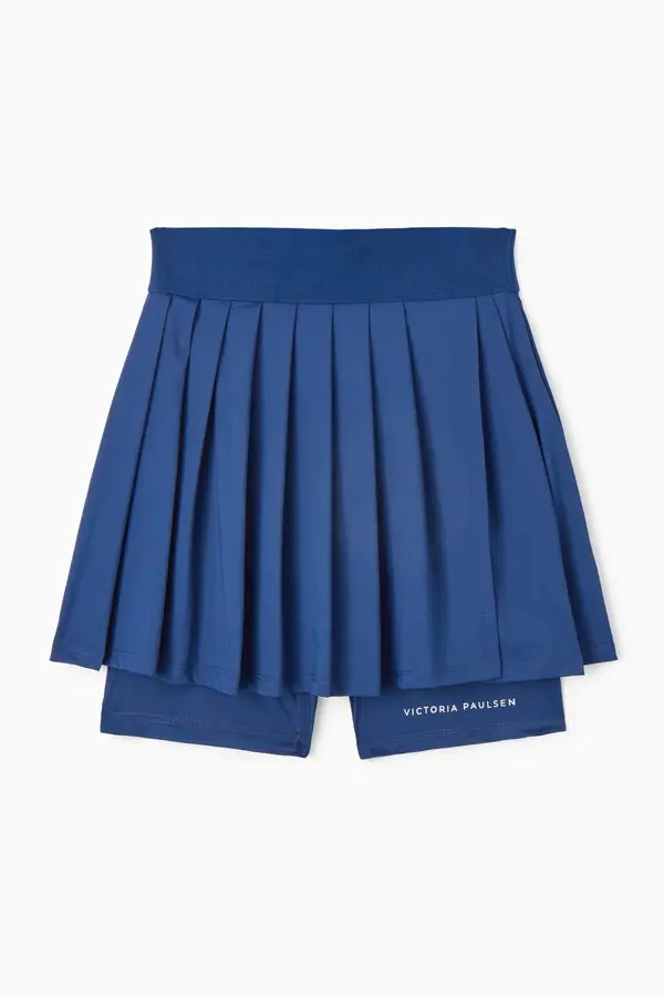 VICTORIA PAULSEN Jessa Skort Navy - Blue