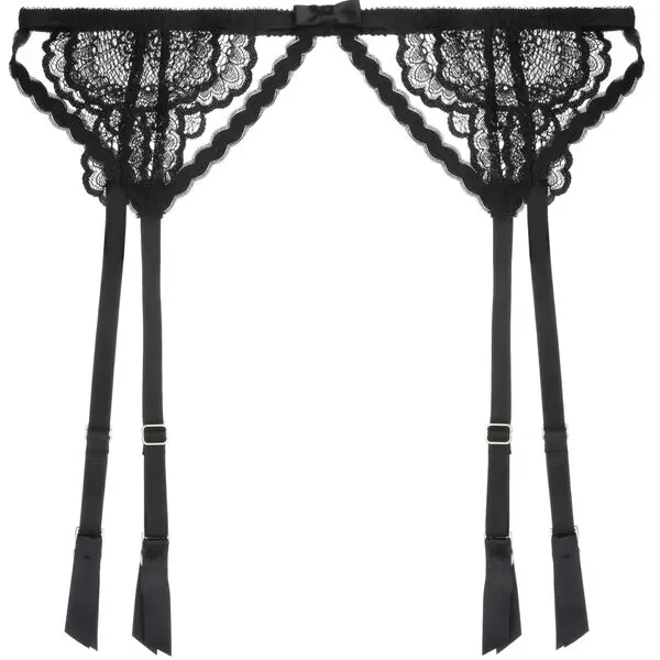 JOURNELLE Natalia Suspender Belt Noir - Black