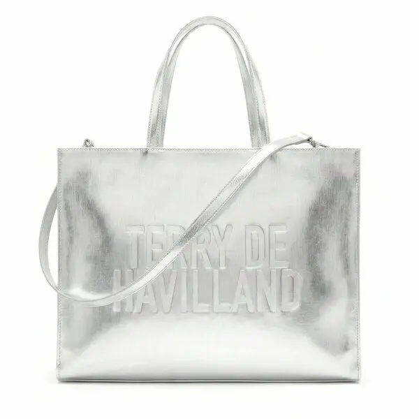 TERRY DE HAVILLAND Shopper Tote Bag - Silver