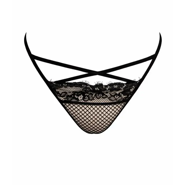 IVY SWIMWEAR Lucy In Lace Bikini Bottoms - Black
