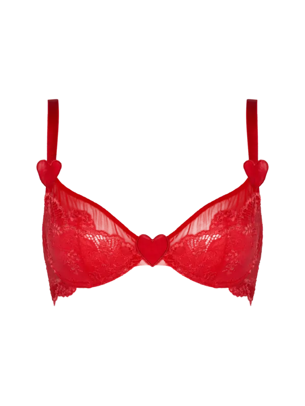 BONBON LINGERIE Griselda Underwi Bra - Red