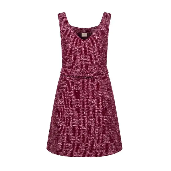 GUNDA HAFNER LTD Sleeveless Tweed Mini Dress