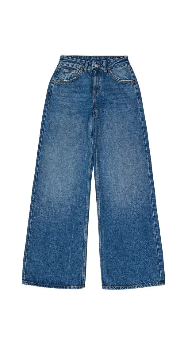 DR. DENIM Rhue Low Wide Stream Mid Used - Blue