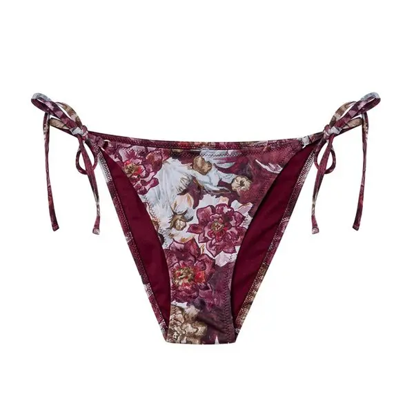 HELIOPHILIA Miss Burgundy Bikini Bottom - Red