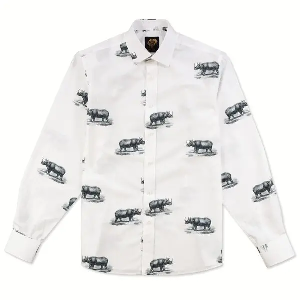 GRESHAM BLAKE Rhino Shirt - White