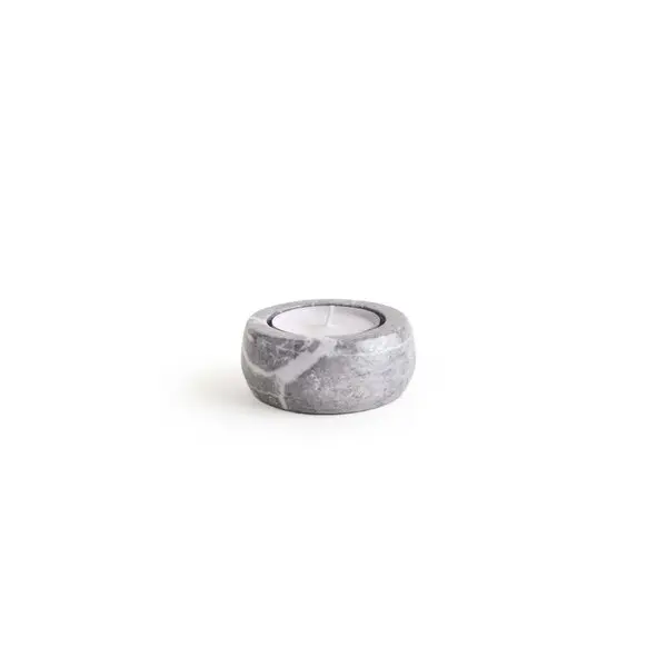 And Jacob Vaina Candle Holder Small - Grey