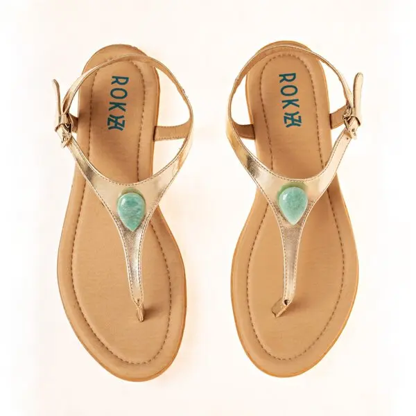ROKHZ 11:11 Platinum With Amazonite - Gold