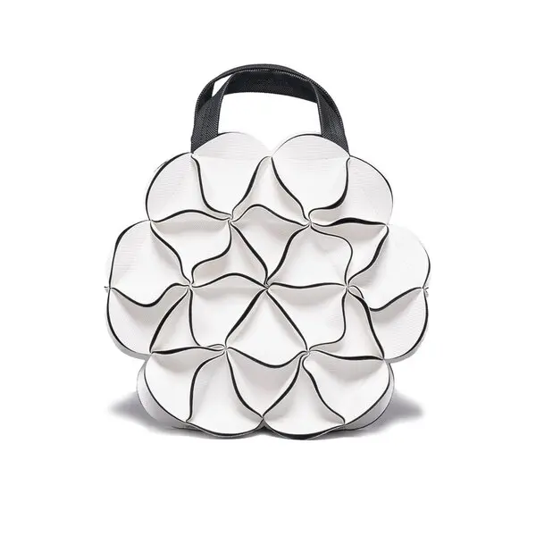ELEMOOD_JAPAN Blossom Shoulder Bag Circle - White