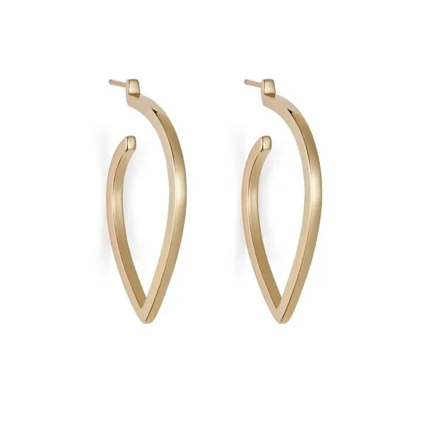 TOOLALLY Loop Earrings Large Vermeil - Gold