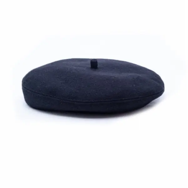 ANTHONY PETO Beret Wool - Black