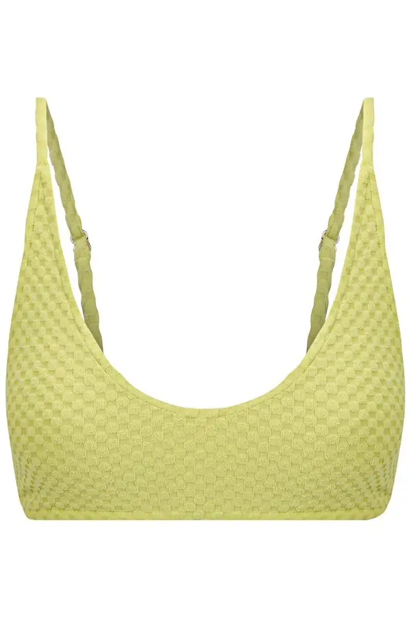 FLOATING SWIM Katakolon Top Avocado Mosaic Terry - Green