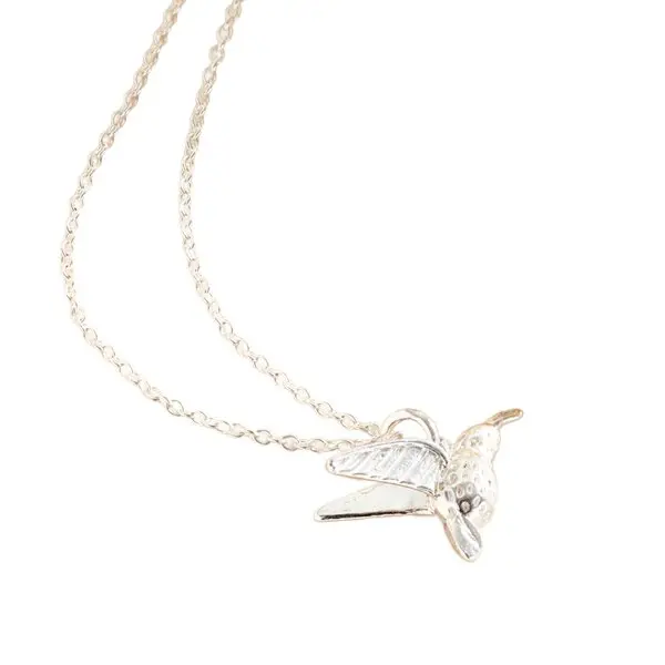 POSH TOTTY DESIGNS Sterling Hummingbird Pendant Necklace - Silver