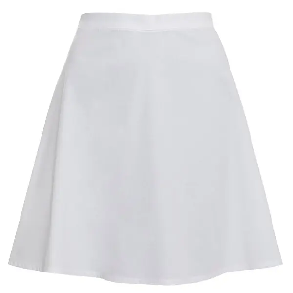 ROSES ARE RED Luna Mini Skirt In Cotton - White