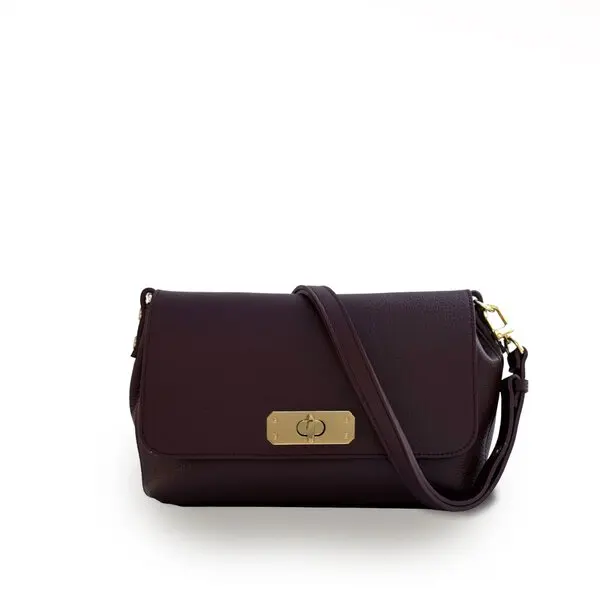 APATCHY LONDON The Maisie Maxi Port Leather Bag - Red