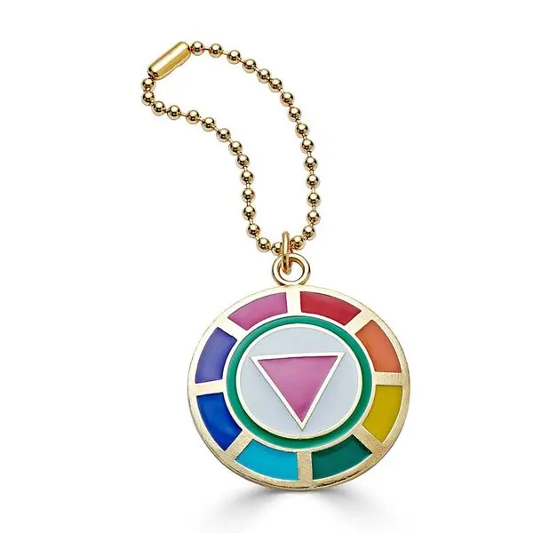 PASSIONATE PROTEST COLLECTION Gay Pride / Straight Allies Handbag / Backpack Charm - Brown