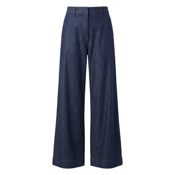 Adrift Clothing Marin Chambray Pant In Dark Wash - Blue