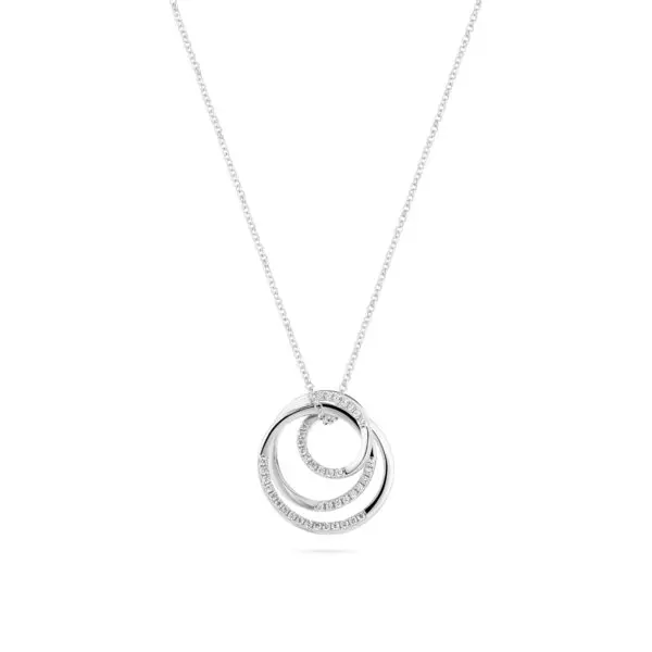 SIF JAKOBS JEWELLERY Necklace Spirale - Silver