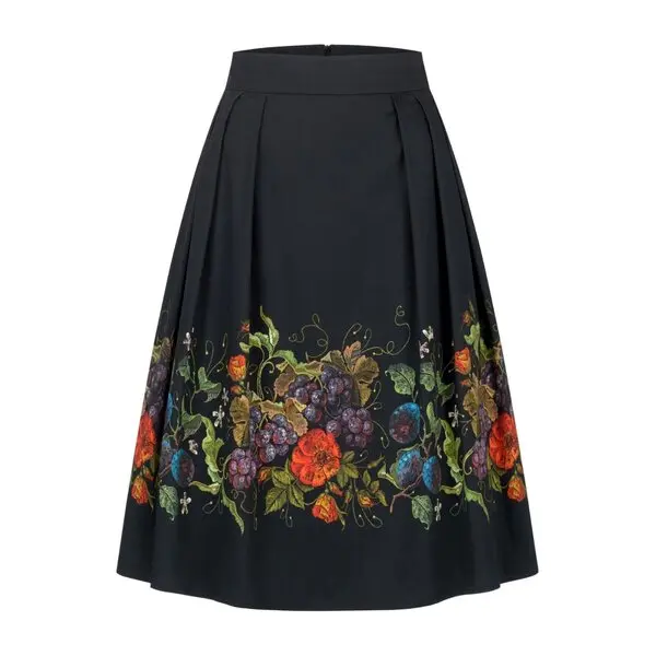 MARIANNA DÉRI Wild Vine Skirt - Black