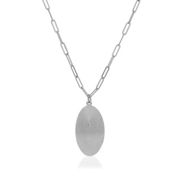 A WEATHERED PENNY Rumi Chain - Silver