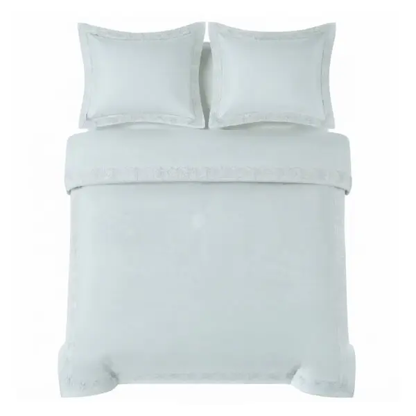 PURE PARIMA Ariane Duvet Cover Set Spa - Silver