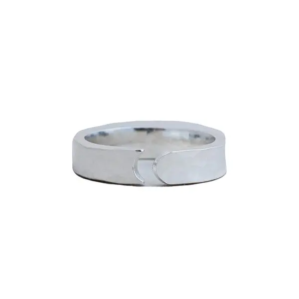 KATE KOEL Open Bold Stacking Ring - Silver