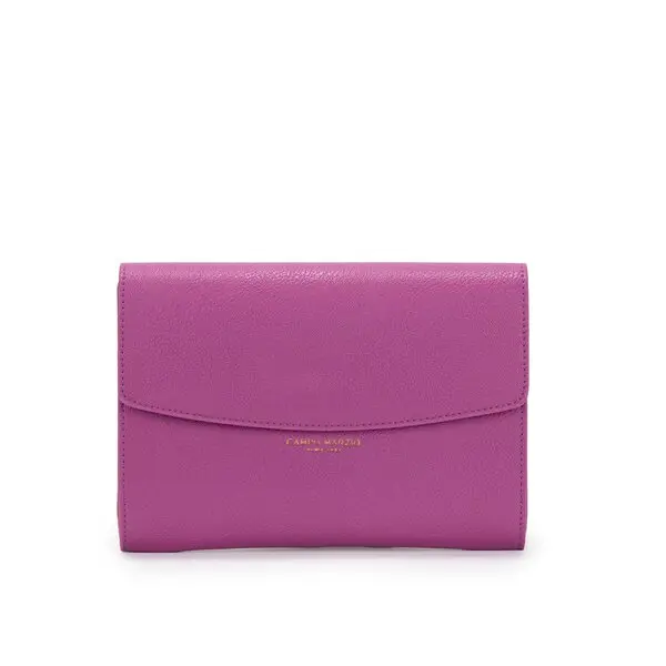 CAMPO MARZIO ROMA 1933 Meryl Baguette Bag Mauve Silver - Purple