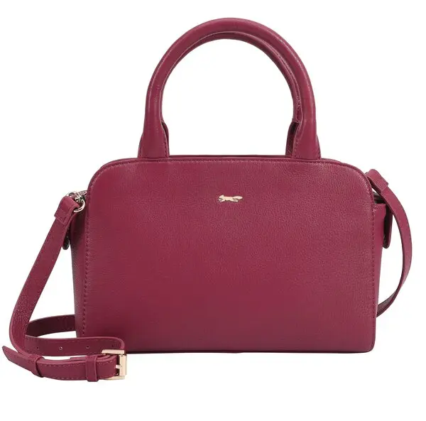 Paul Costelloe Giselle Leather Cross Body Bag - Red