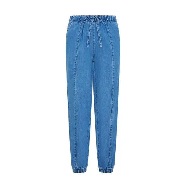 I AM DENIM Featherflex Baggy Jeans - Blue