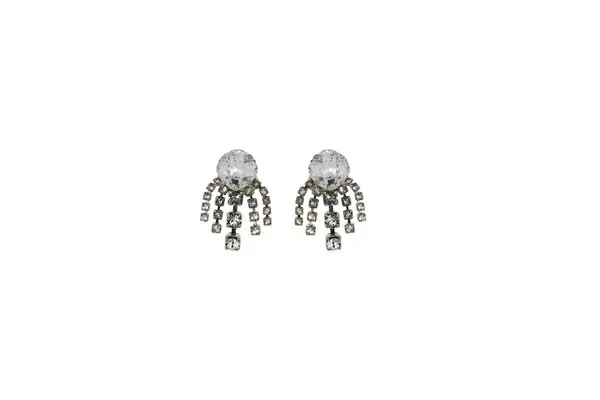 VICKISARGE Neutrals / The Clear Sparkler In Platinum - Silver