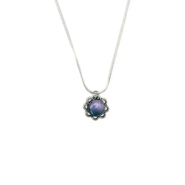 BABALOO JEWELRY Sterling Bloom Necklace - Gray