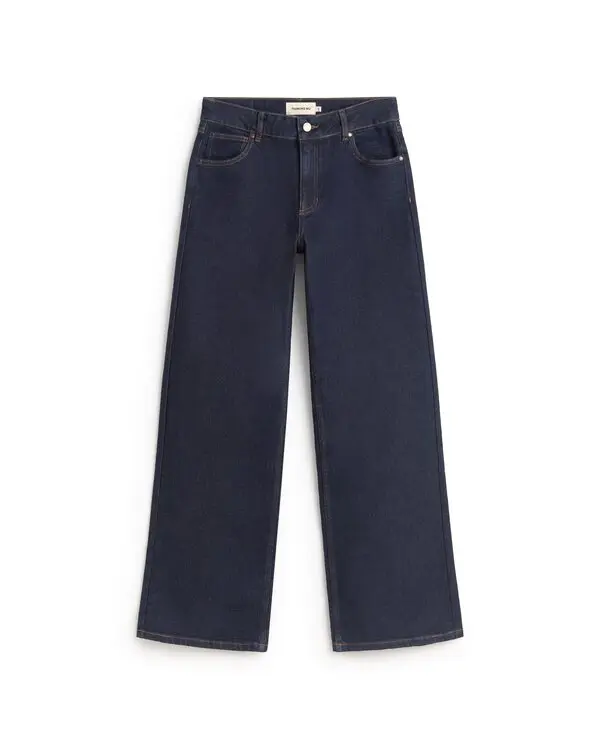 THINKING MU Low Rise Jeans Dark Navy Kettan - Blue