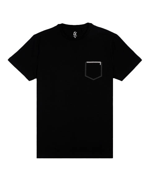 EIGHT X Zip It Graphic T-shirt - Black