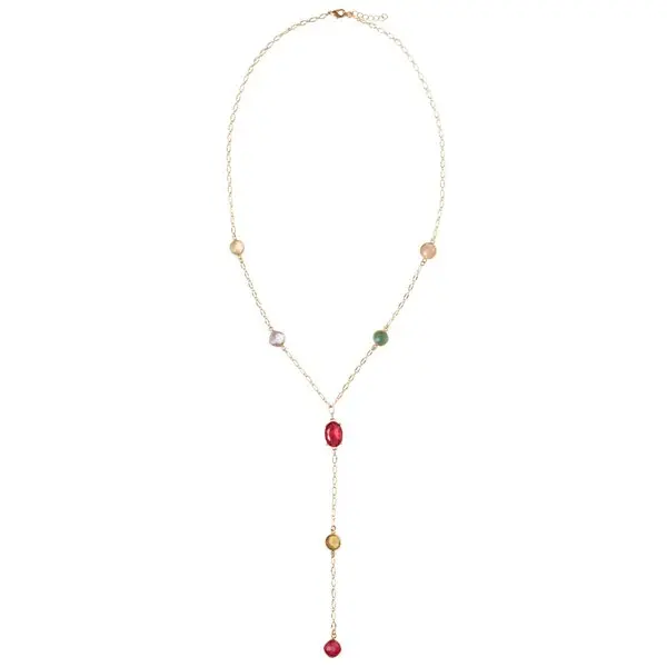 LYA SOUL JEWELRY Freya Lariat Necklace - Gold
